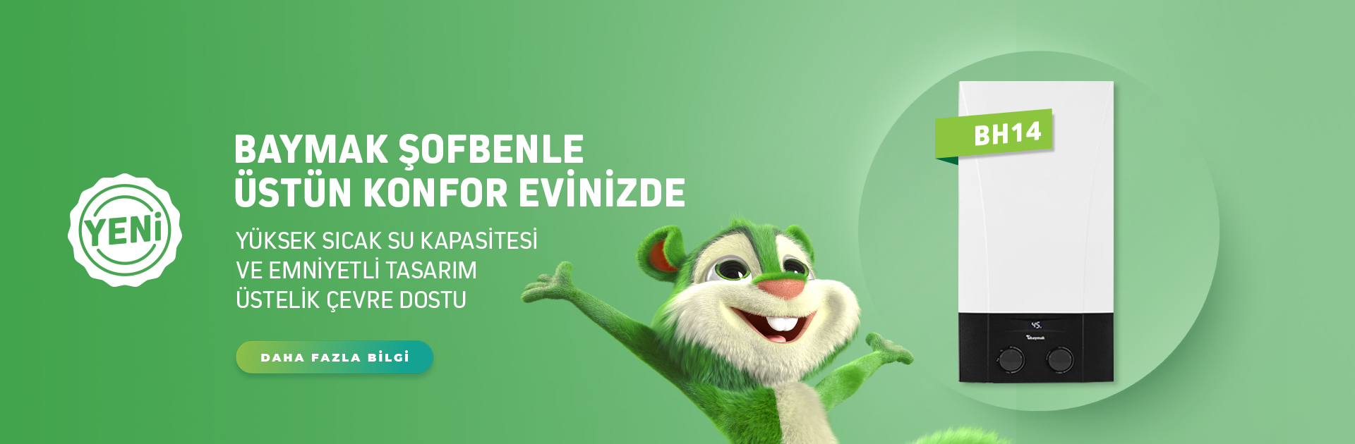 Kombi, Klima, Isı Pompası, Şofben, Isıtma ve Soğutma Sistemleri | BAYMAK